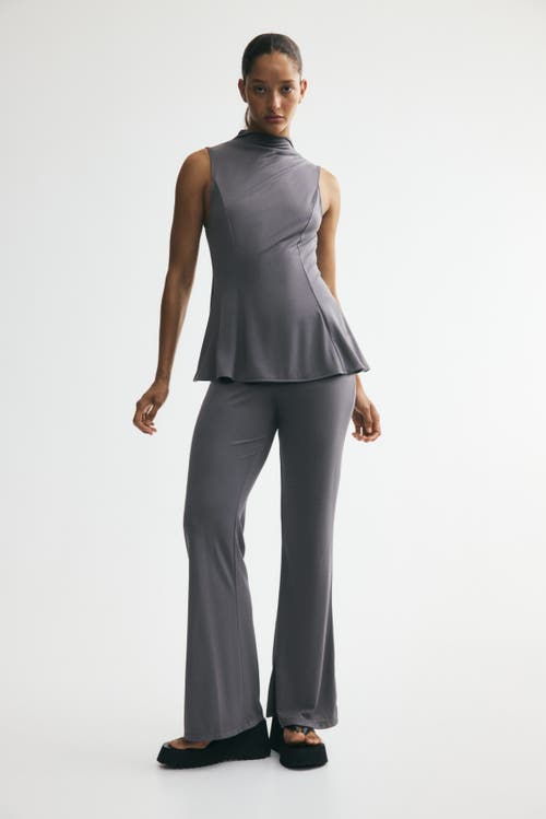 H&M H&M Flared Modal-Blend Jersey Pants